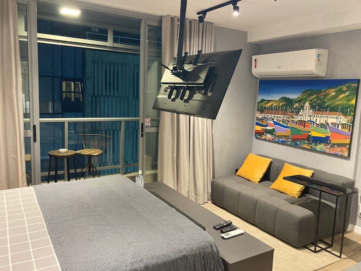 Flat Encantador Com Piscina - Glória