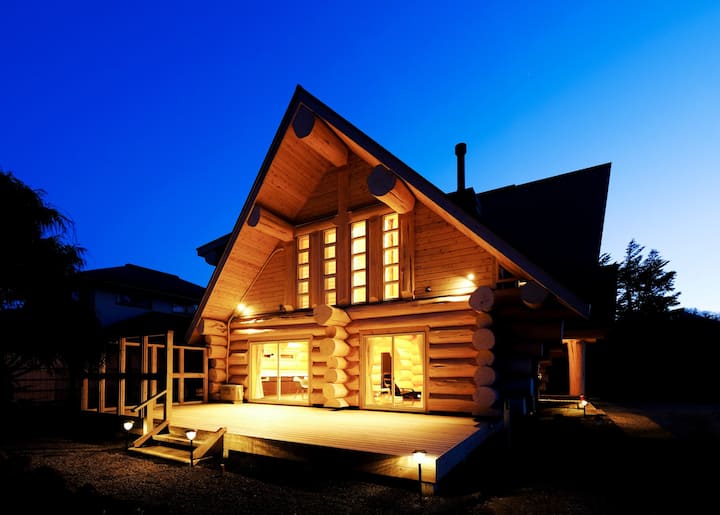 Opened In May 2021/yellow Cedar Canadian Loghouse - Karuizawa
