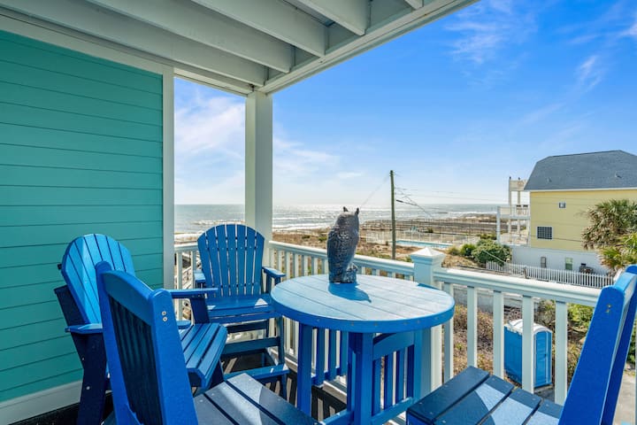 Salty Pirate Condo  - Amazing Ocean View, Pool - Carolina Beach, NC