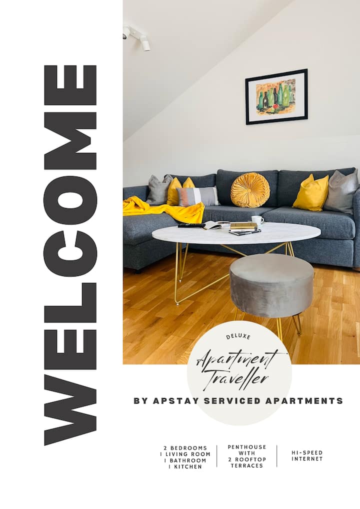 Apstay Deluxe: Penthouse, 2 Levels, 2 Terraces - Austria