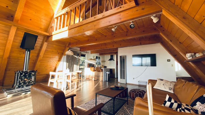 Mid-century Aframe Cabin With Great Valley View - Black Oak Casino Resort