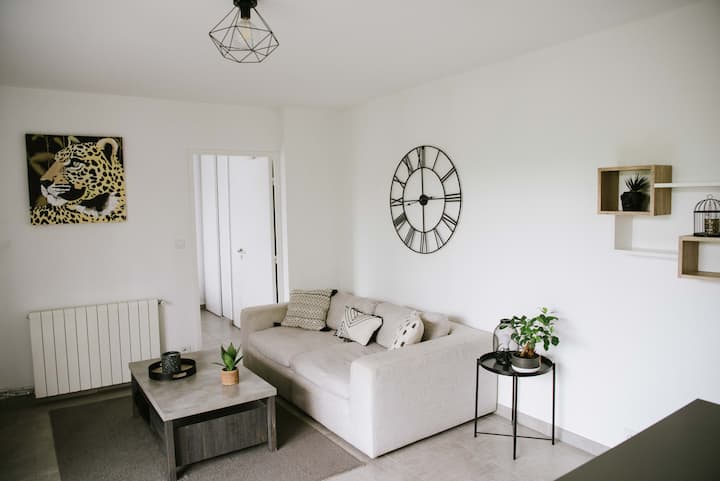 Appart T3 Montpellier- Climatisé - Parking Gratuit - ibis Montpellier Centre Polygone