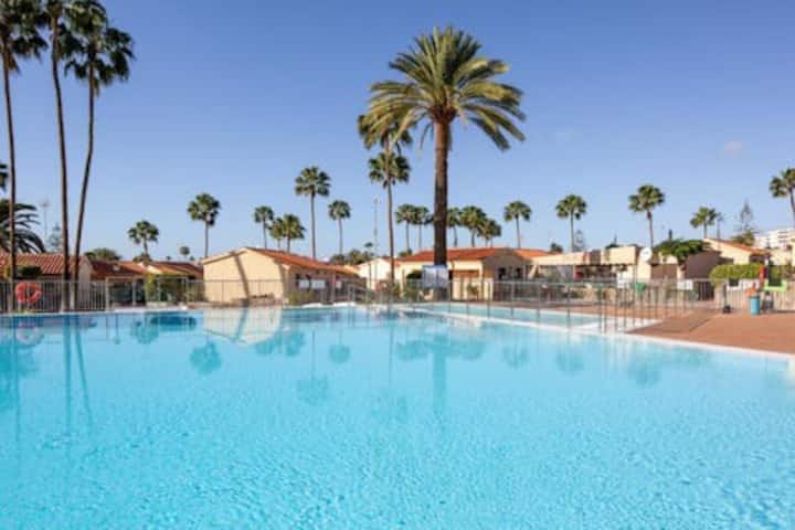 Bungalow Santa Fe Con Amplia Terraza - Playa del Inglés