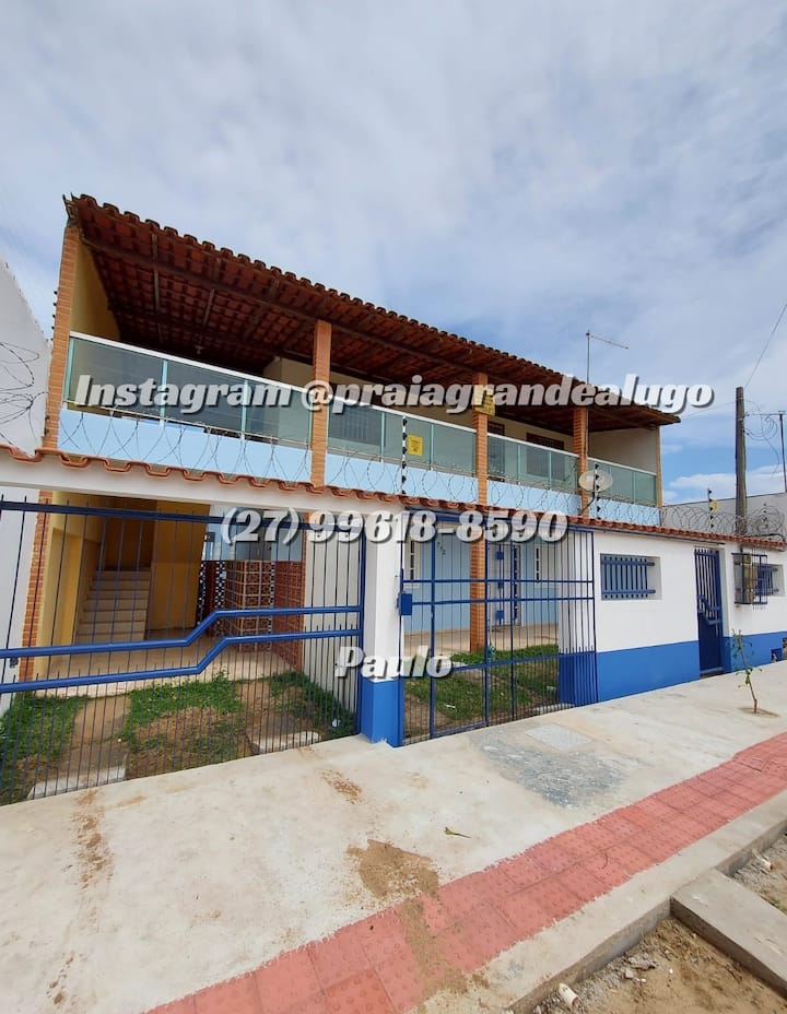 Casa 3 Quartos, Com Churrasqueira | 200m Da Praia - Serra