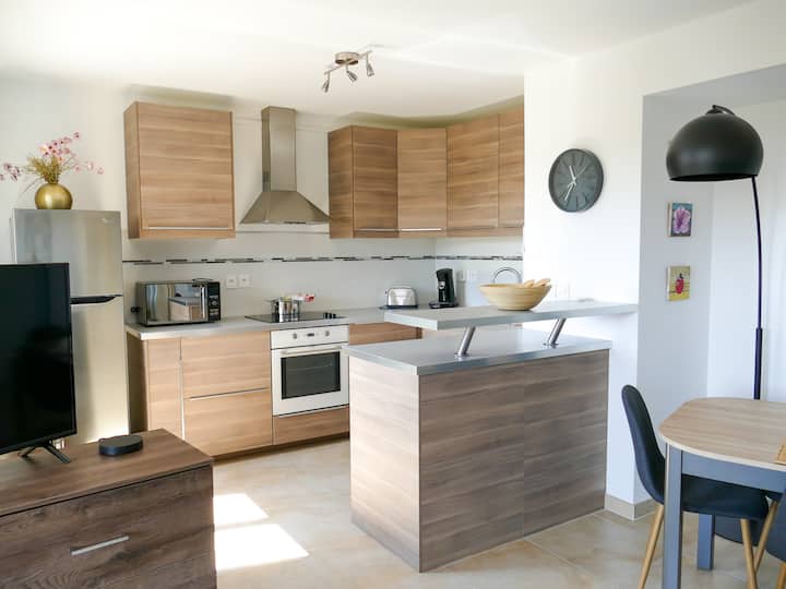 New Appart Climatisé Proche Port /Plage, Garaget2 - Carqueiranne