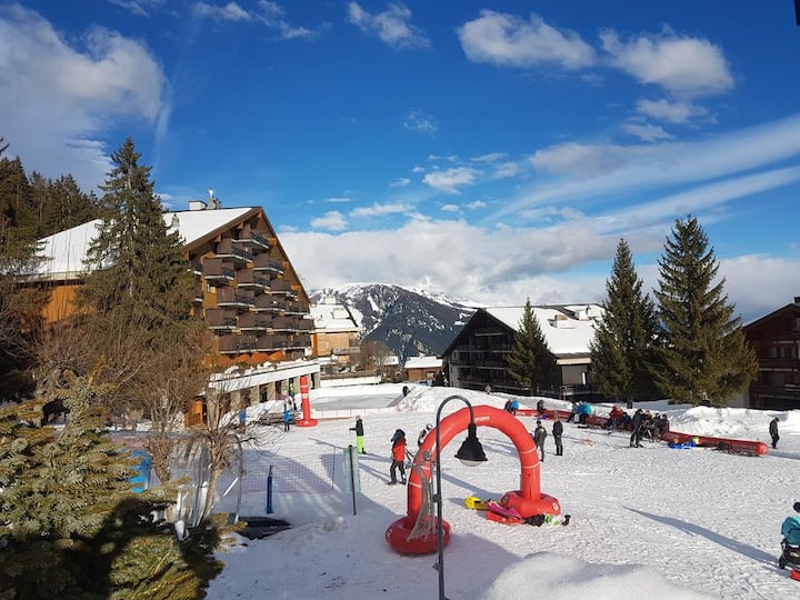 Superbe 3.5 Sur La Place Centrale D'anzère - Anzère