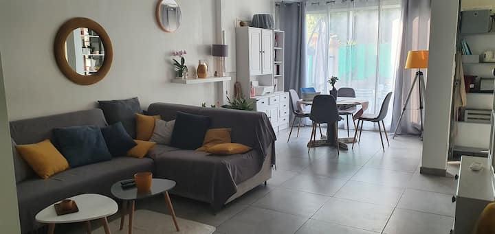 Joli T3 Clim Ensoleillé Avec  Jardin Rés Sécurisée - Cogolin