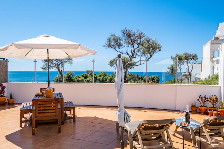 Stunning Terrace With Ocean View - Albufeira