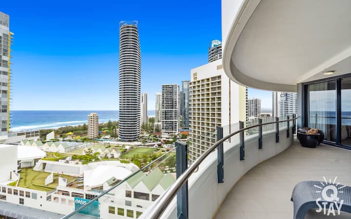 The Wave - 3 Bedroom Ocean View Unit - Broadbeach