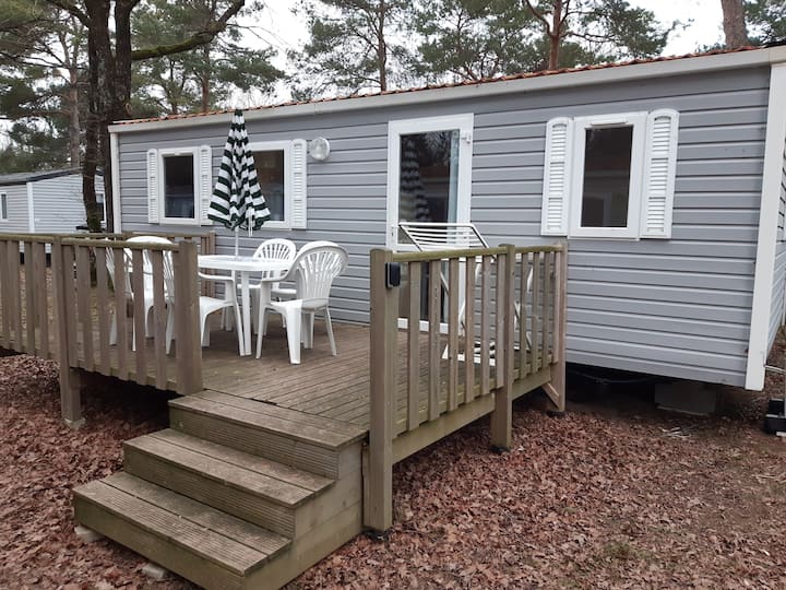 Mobil Home 3 Ch, Tv, Clim, Piscine Sur Camping*** - Vendée