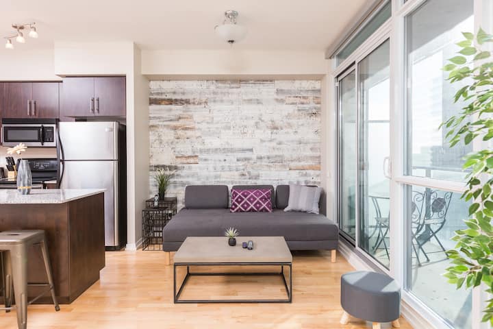 2 Bdrm With Free Parking - Ent. District, Mtcc - Toronto