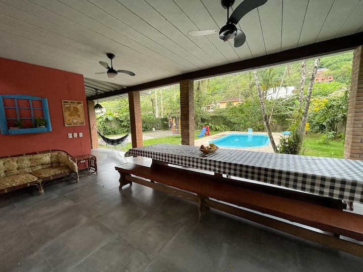 Casa Com Piscina, 4 Suítes A 400m Praia Perequê - Ilhabela