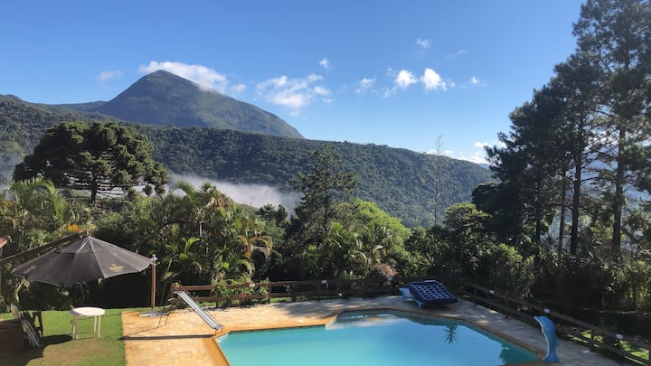 Casa De Campo Com Conforto Piscina é Muito Verde! - Teresópolis