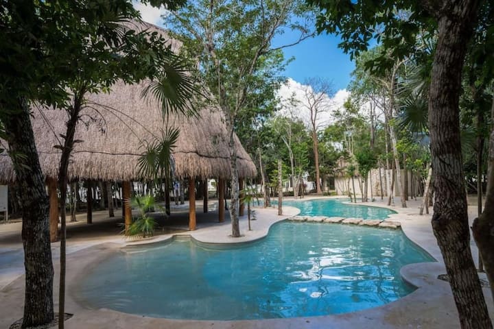 Close To The Reef, Airport, Caves, W 24/7 Security - Puerto Morelos