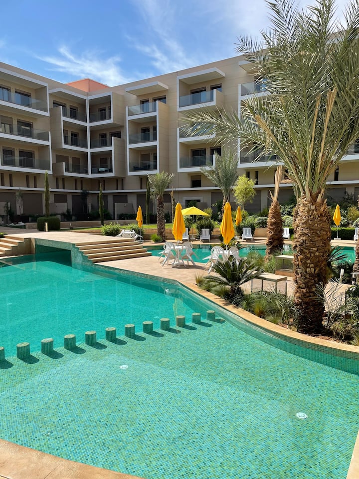 Duplex Cosy Résidence Pearl Garden Avec Piscine - Marrakech