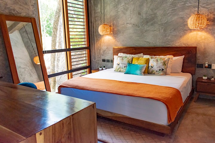 A1 Avant-garde Amazing Ap. Ks Bedroom W/kitchen - Tulum