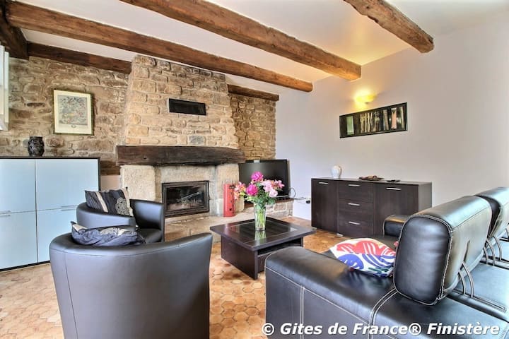 Maison Chaleureuse Avec Piscine Tennis Grand Parc - Bretaña