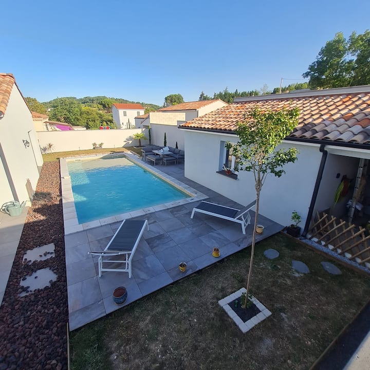 Villa Avec Piscine, Calme Et Entièrement éQuipée. - Albi