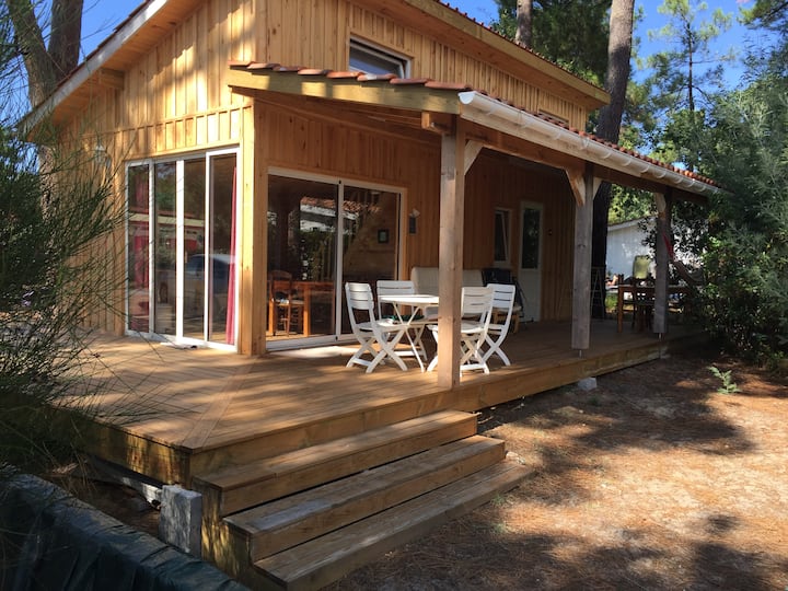 Magnifique Bungalow Bord De Mer Chm Naturiste 6-8p - Vendays-Montalivet