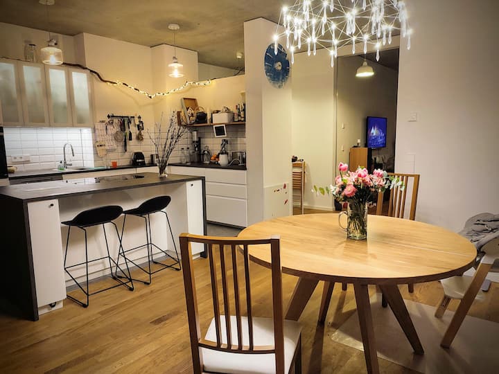 124m² Gartenmaisonette, Familienfreundlich, Modern - Berlín