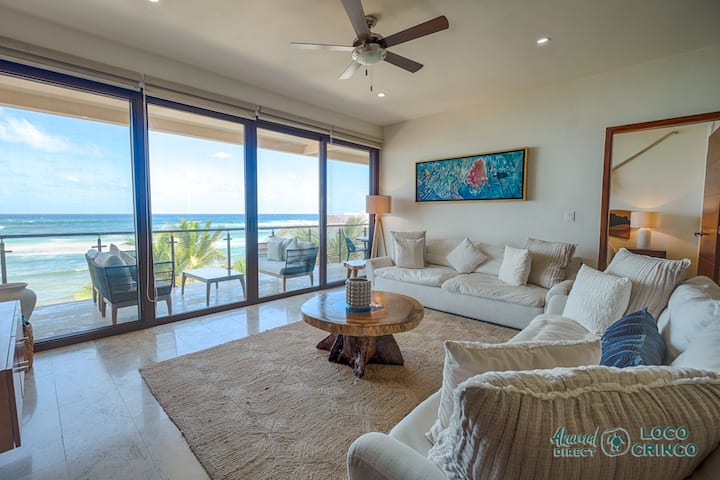 Large Upscale Penthouse, Just Right For Families Or Friends, Pool, Ac & Wifi! - Akumal