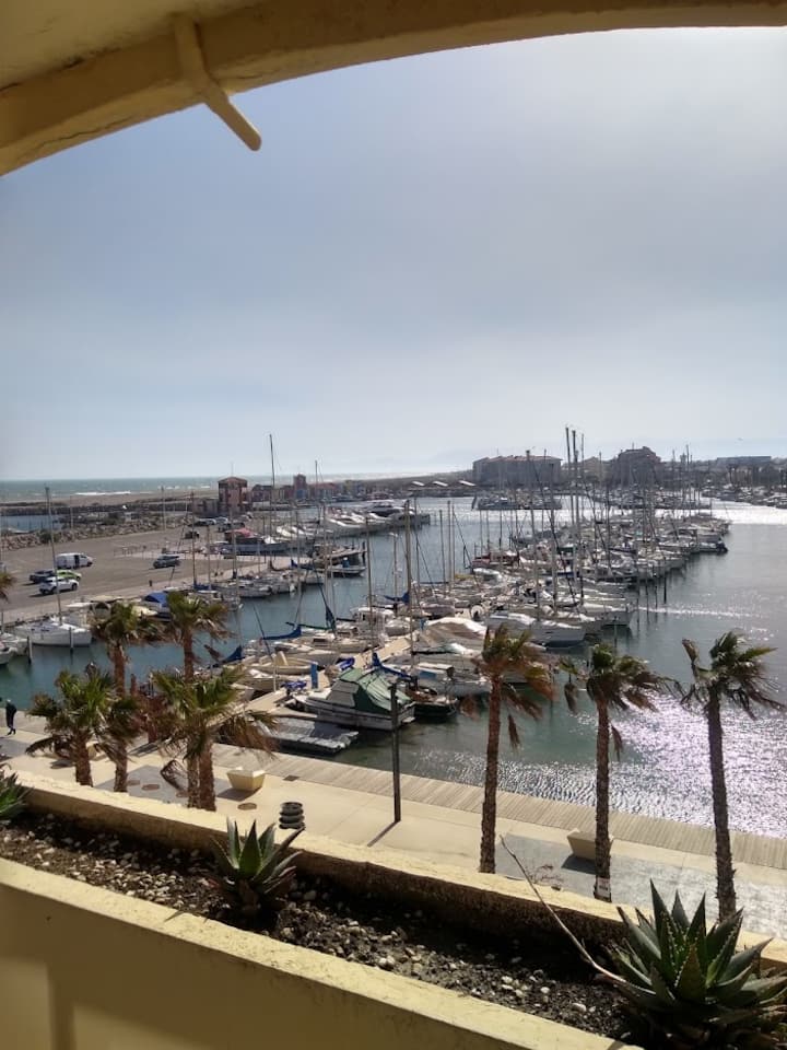 Superbe Appartement Vue Port Et Vue Mer - Le Barcarès