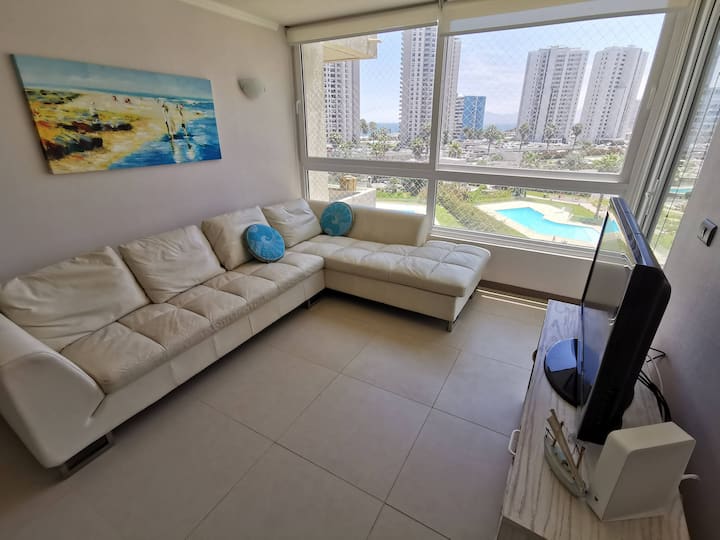 Dpto 3 Habitaciones A Pasos Del Mar Y Casino Enjoy - La Serena