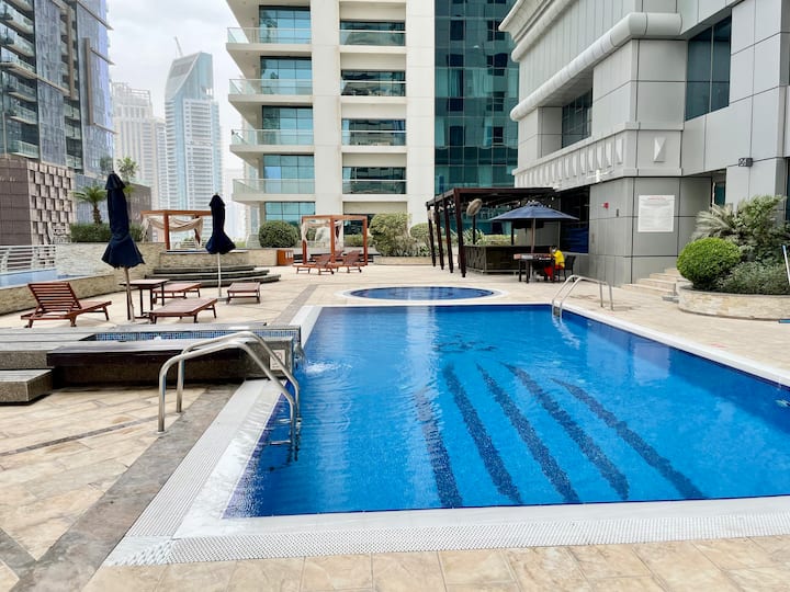 63 Floor Marina 2 Bedroom Apt Next Tram & Beach! - Dubai