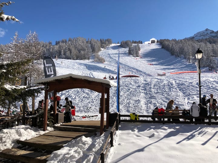 Studio 33m2, Balcon,garage Double - Sauze Super Sauze