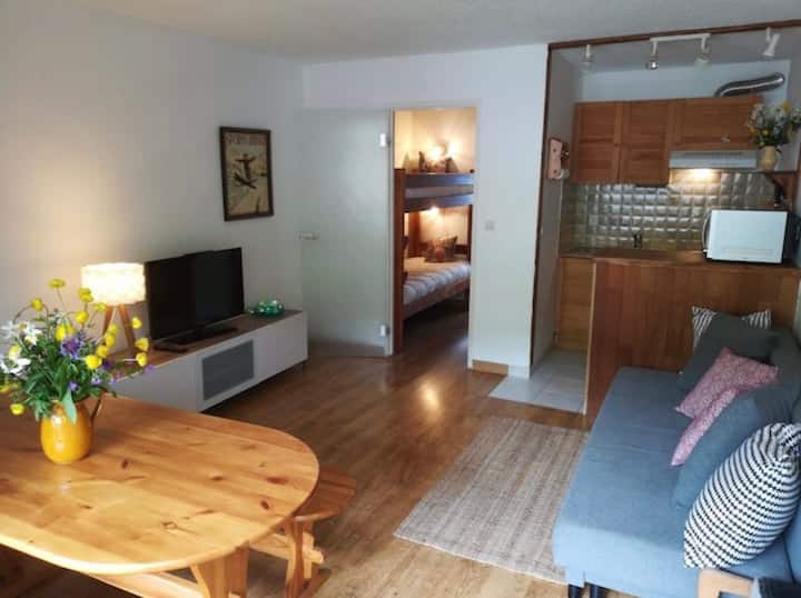 Studio 33m2, Balcon,garage Double - Sauze Super Sauze