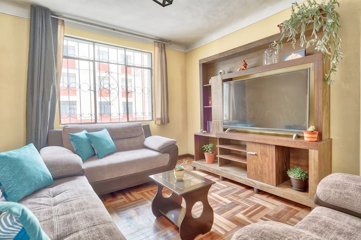 Acogedor Apt Central - 3 Habs.- Camas Cómodas - クスコ