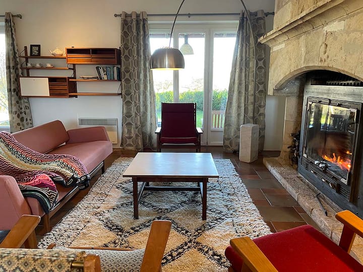 Maison En Pierre Avec Lac De Baignade Privé - Monpazier