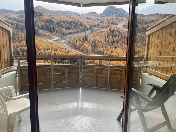 2 Pièces, Vue Pistes, Hameau Avec Parking - Isola