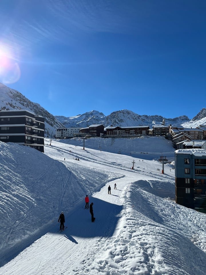 T3 Tignes Le Lac 60m2 Pied Des Pistes Vue Montagne - Tignes
