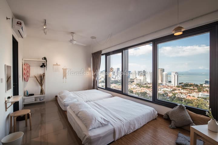 New Full Seaview Suite @ Macalister 218 Georgetown - 풀라우 피낭