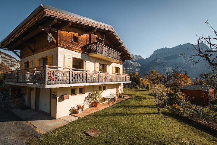 Chalet Nivéoles Face Au Mont-blanc - Haute Savoie - Sallanches
