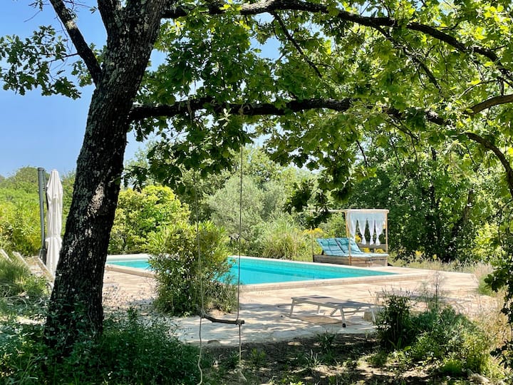 Villa Avec Piscine, Boulodrome, Yoga, Grand Jardin - Cotignac