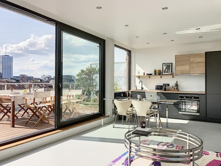 Penthouse Avec Vue Incroyable à Flagey - Etterbeek