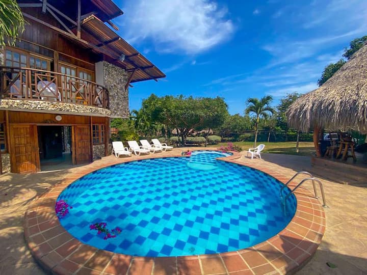 Exclusiva Cabaña Privada, Ambiente Campestre - Puerto Colombia