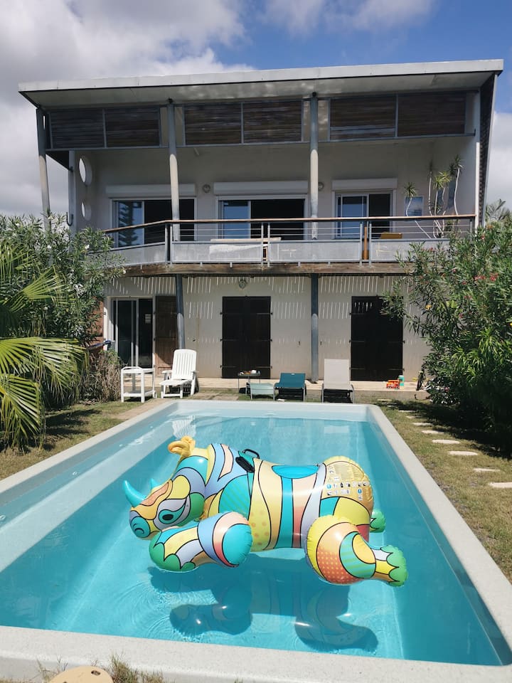 L'araucaria Villa  Avec Piscine Et Trampoline - La Réunion