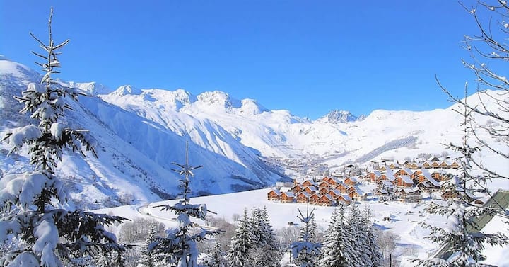 Appartement Dans Chalet 2 Chambres - Tout A Pied - Le Corbier