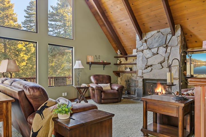 Backyard Golf Views~peaceful Family Getaway - Lake Arrowhead