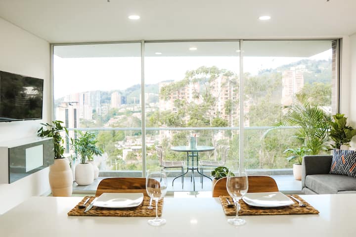 Best View! Fresh And Cozy Apartment! Urban - Medellín