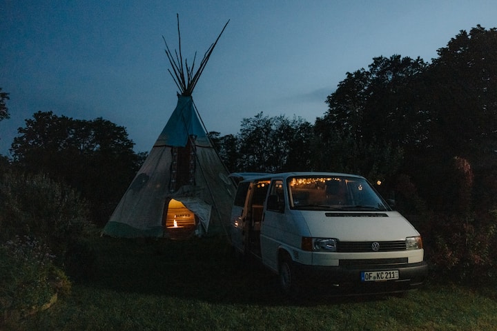 Gemütliches Tipi Mit Hot Tub - Dreieich