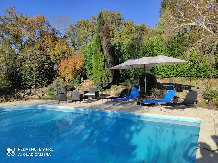 La Villa Decastela : Piscine & Parc Arboré 4000m2 - Dordogne