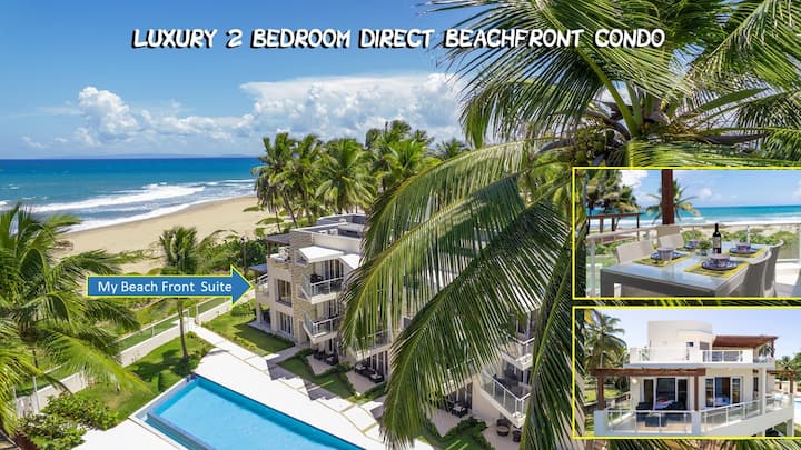 Stunning-ocean Front-2 Bed-modern Deluxe Get-away - Cabarete