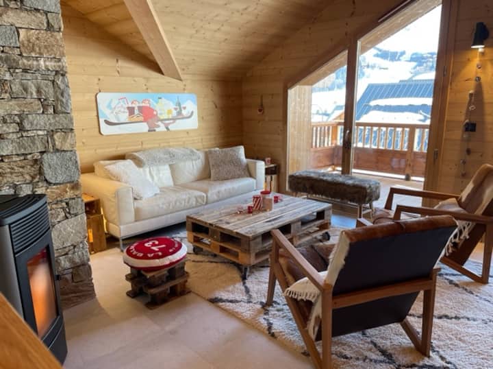 Top* Le Refuge Des Aiguilles, 130m2, 6-10 Pers, 4* - Saint-Jean-d'Arves