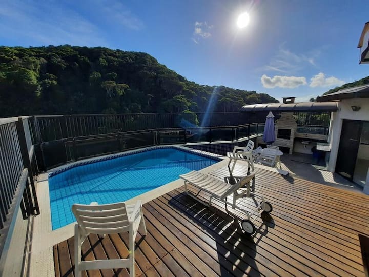 Apto 200 M Da Praia Com Vista Relaxante (Montanha) - Guarujá