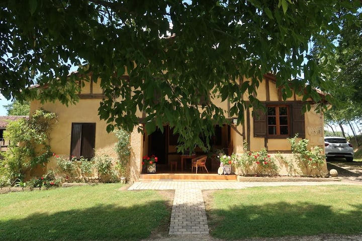 Maison De Campagne Avec Piscine Et Pool House - Cazaubon