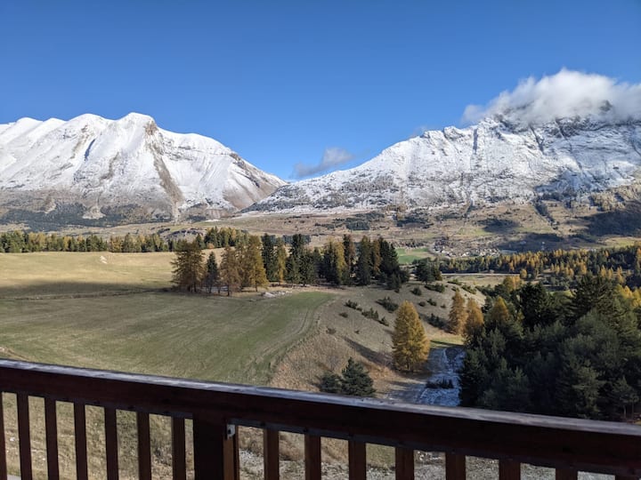 Superbe Vue - Beau T2 Superdévoluy - 4/6 Personnes - La Joue du Loup